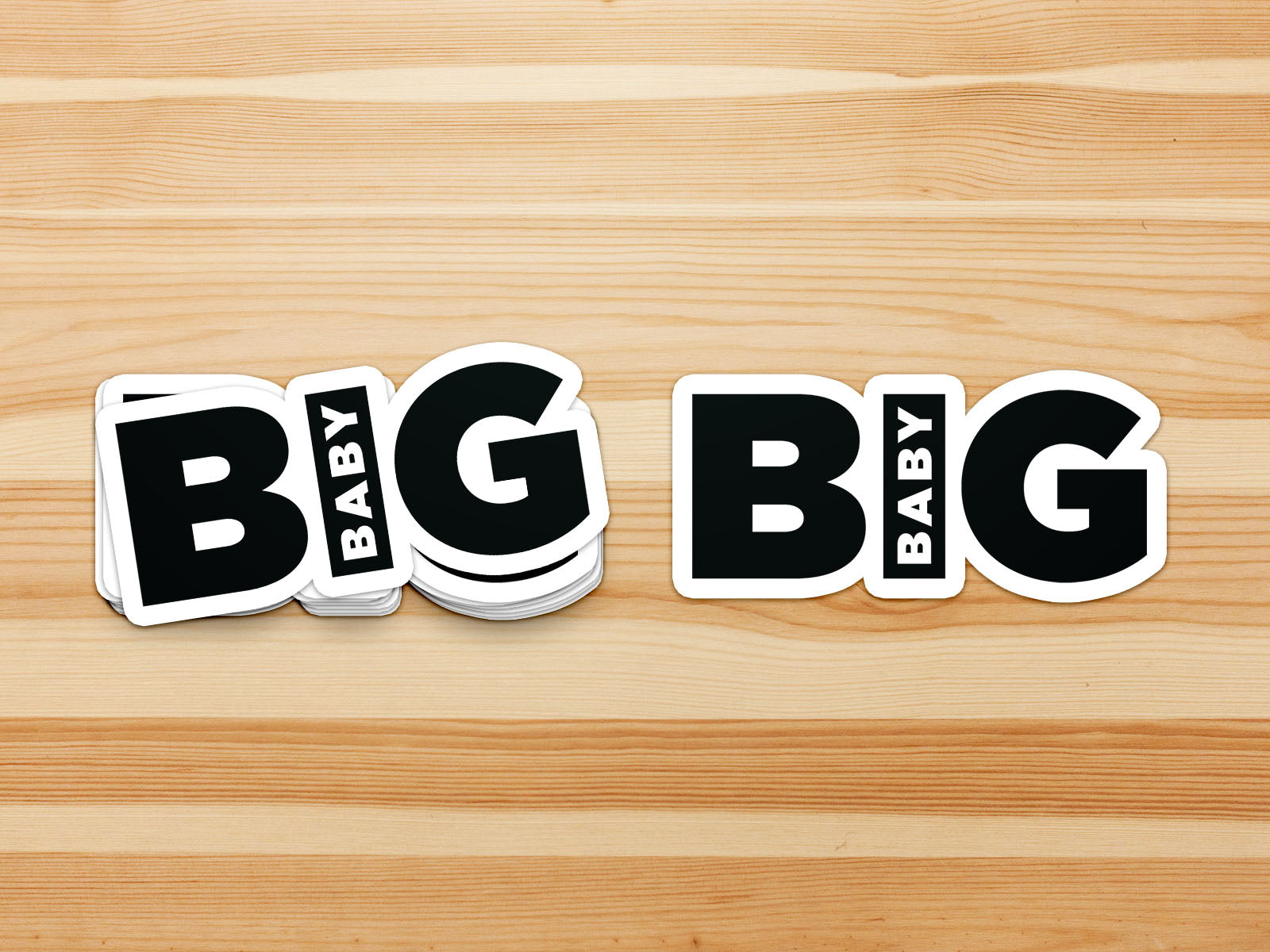 Big Baby "ABDL Lifestyle" Vinyl Sticker (Black) – PretendAgain
