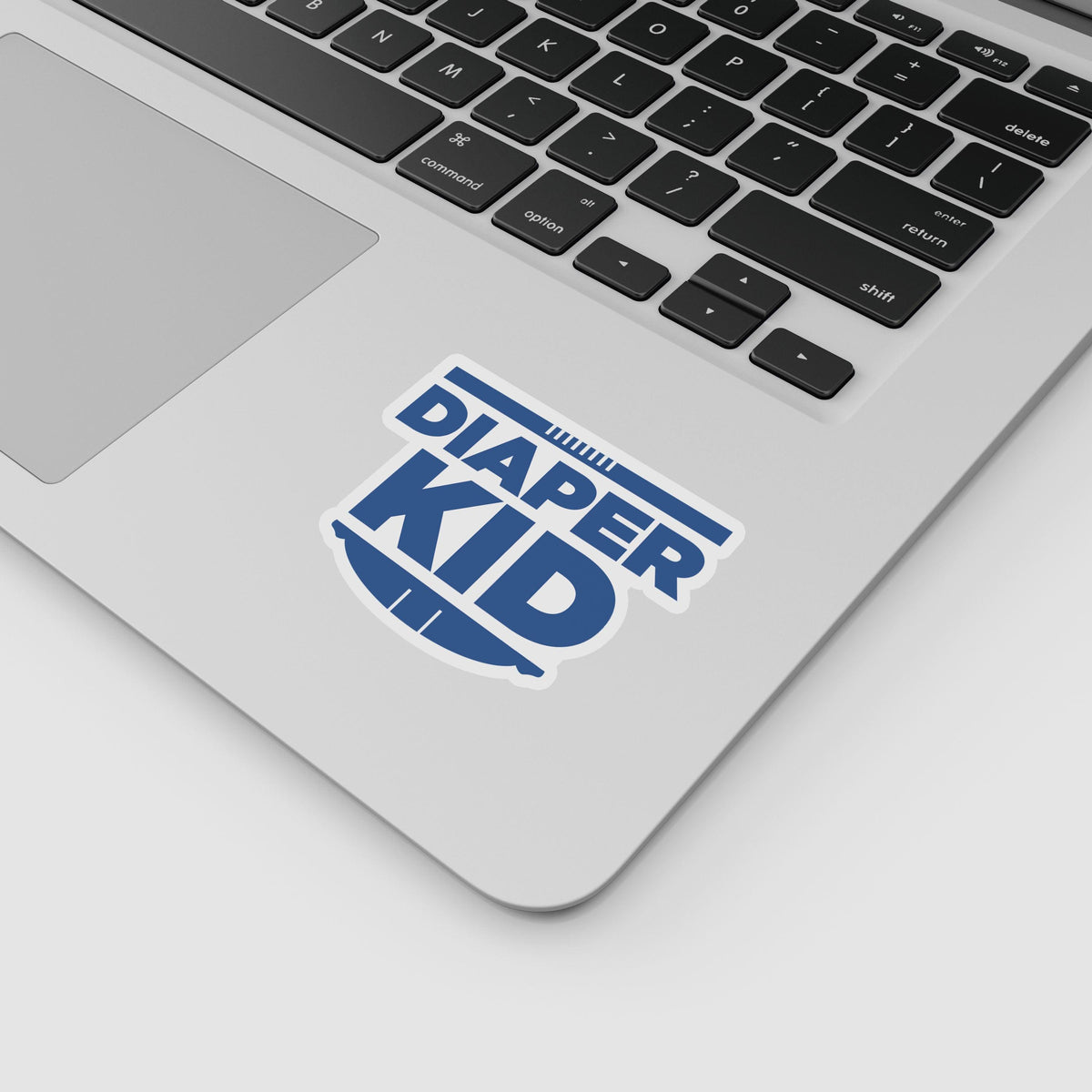 PretendAgain – Diaper Kid "ABDL Lifestyle" Vinyl Sticker (Blue)