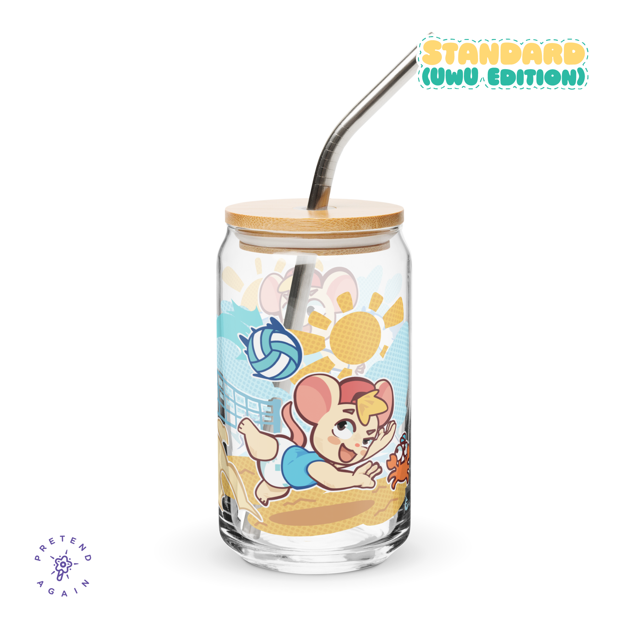 TryAgains - Tuffy's Can Glass (Standard) – PretendAgain
